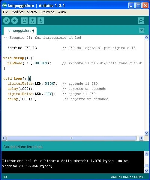 Accendere un led con Arduino: il primo passo verso l’elettronica fai da te | Elettronica Open Source